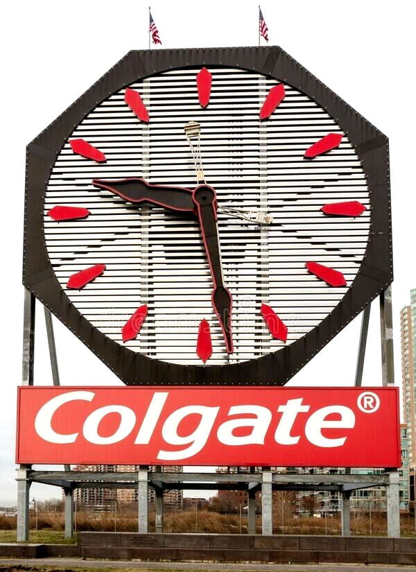Miller Engineering ~ HO or O Scale ~ Colgate Clock Animated Billboard ~ 883251 | eBay