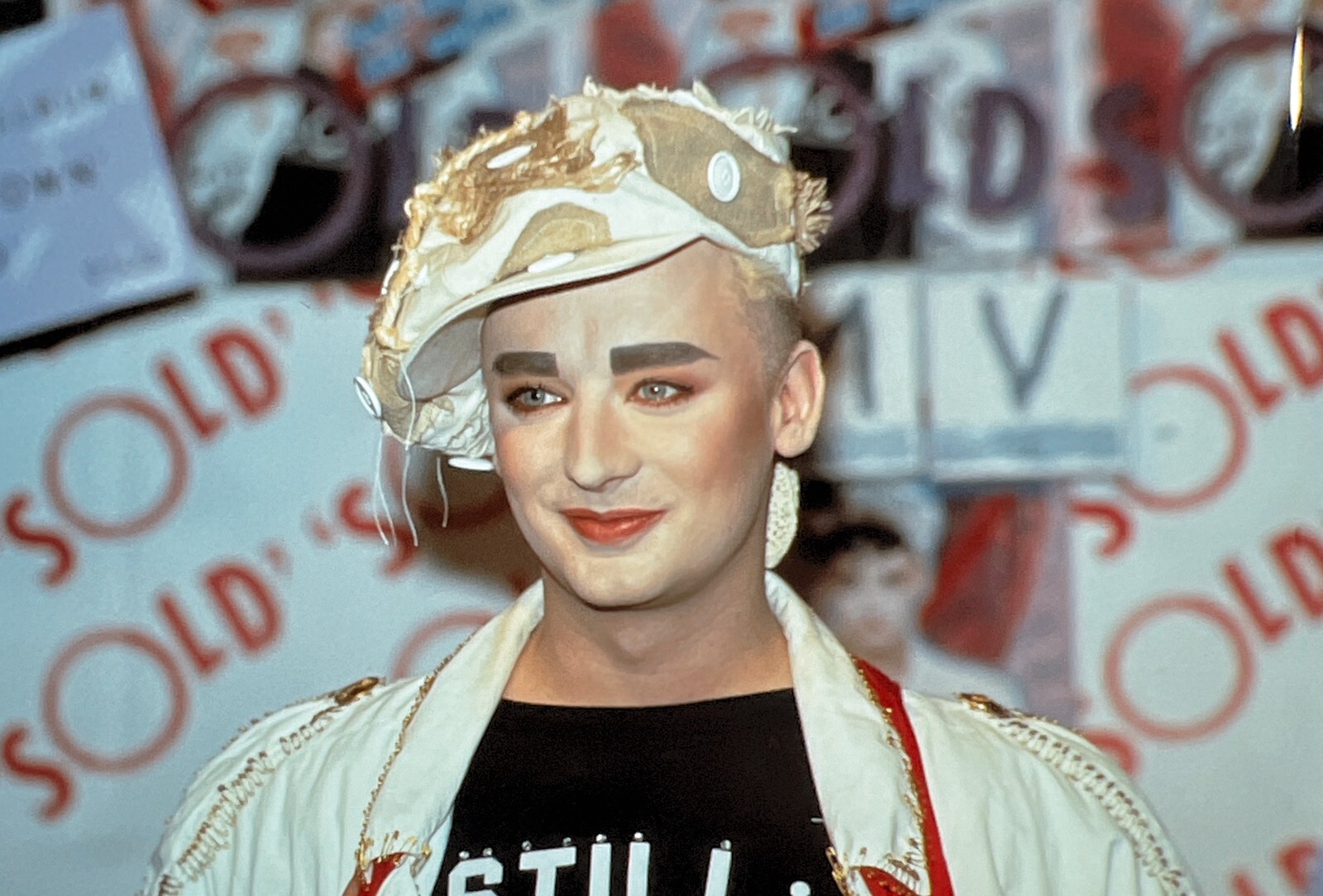 UK1-864 Boy George Singer writer DJ 'Culture Club' Orig 2x2 Color ...
