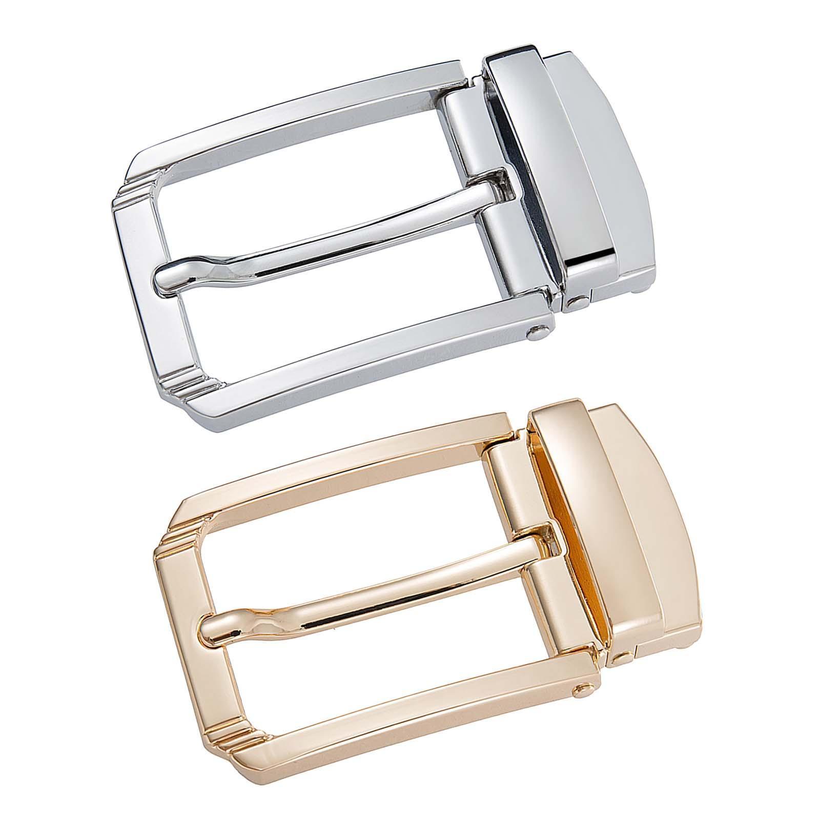 Metal Belt Buckle Mens Womens Luxury Casual Business Single Prong ...