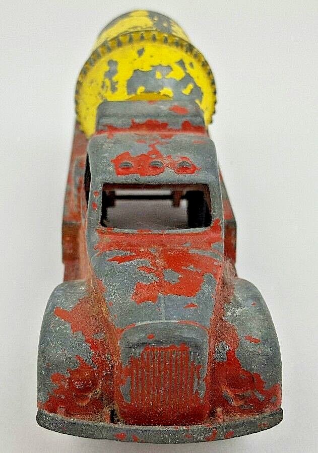 Vintage Tootsietoy Metal Cement Truck Mixer P-10290 Distressed | eBay