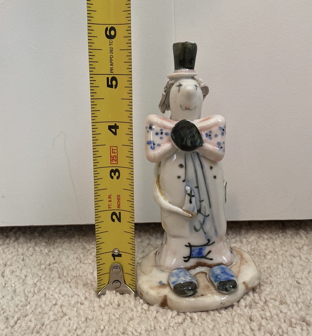 Vintage Meneghetti Capodimonte Spaghetti Hair Clown Figure Made in ...