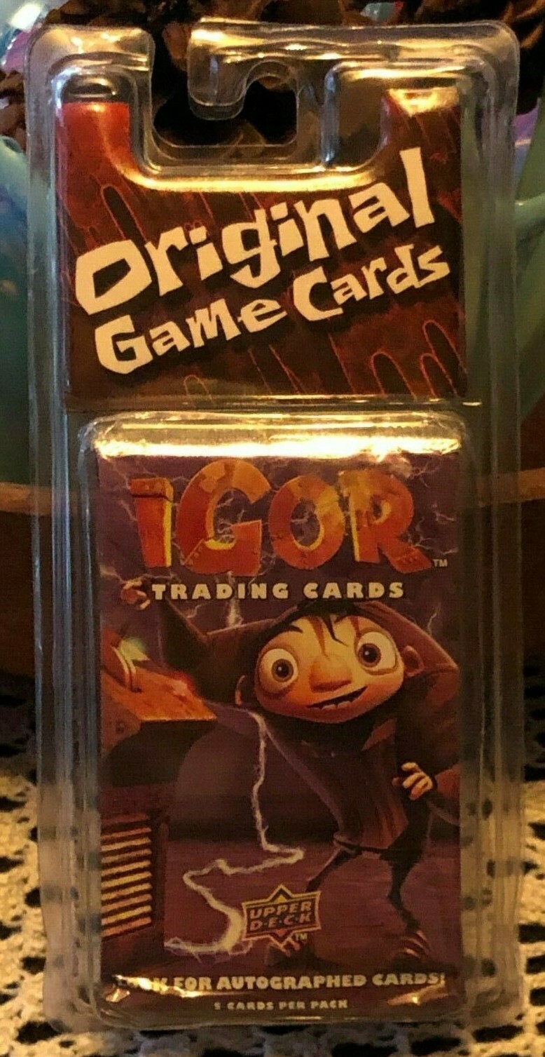 Original Game Cards IGOR Trading Cards 5 per pack (3 packs) NEW | eBay