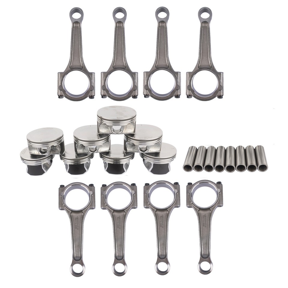 8x Pistons +8x Rods Kit For Chrysler Dodge Charger Jeep Grand Cherokee ...