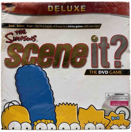 The SIMPSONS Scene It? Interactive DVD Board Game 2009 Complete! Great ...