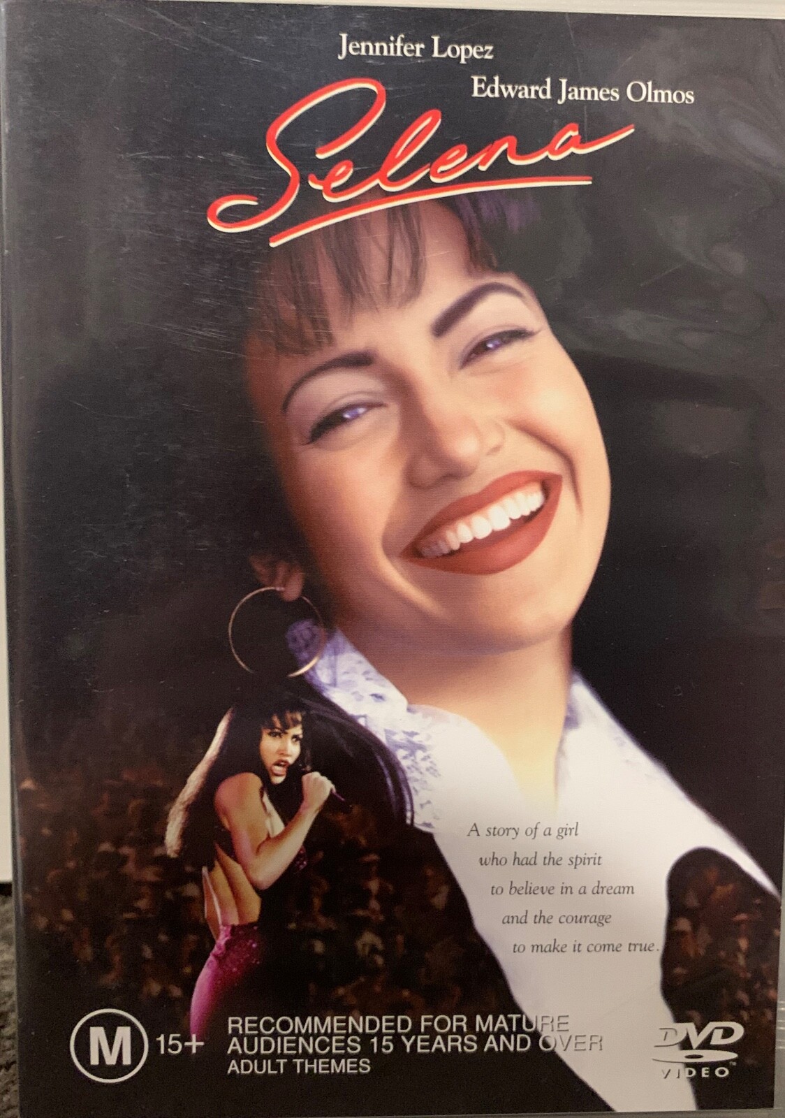 Selena (DVD, 1997) Jennifer Lopez, Edward James Olmos RARE | eBay