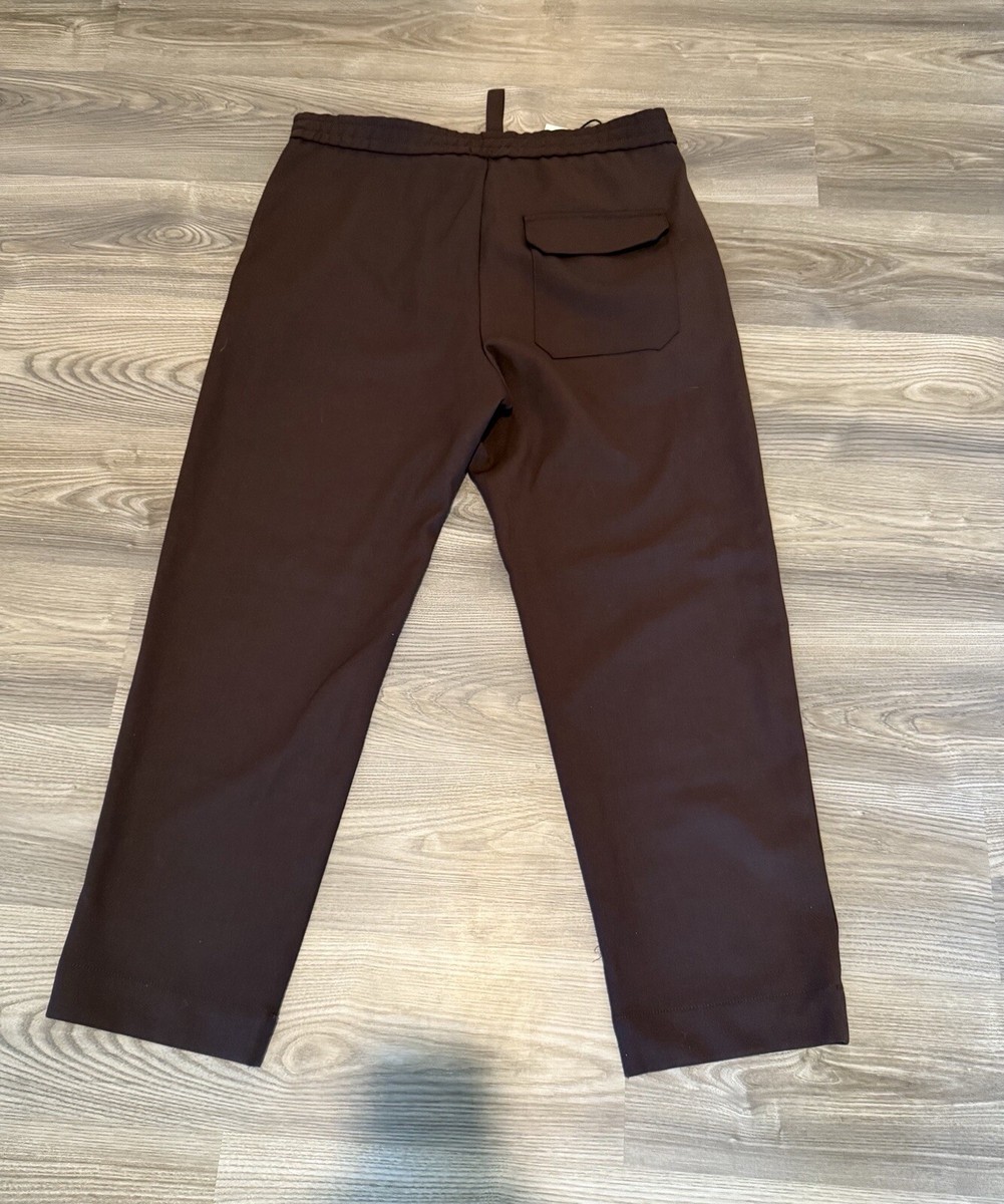 Studio Nicholson Zara Pleated Brown Heavy Knit Pant NWT Size Studio Nicholson Zara Pleated Brown Heavy Knit Pant NWT Size