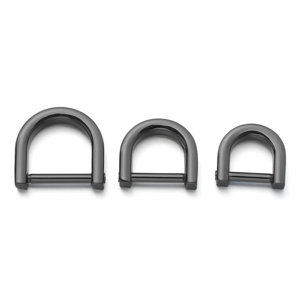 Shoulder Webbing Buckle Leather Craft D Ring Buckle Open Screw Clasp | eBay