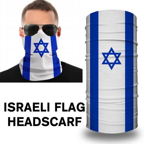 Israeli Flag PPE Bandana Neck Warmer Snood Scarf Face Mask 2023 Cover ...