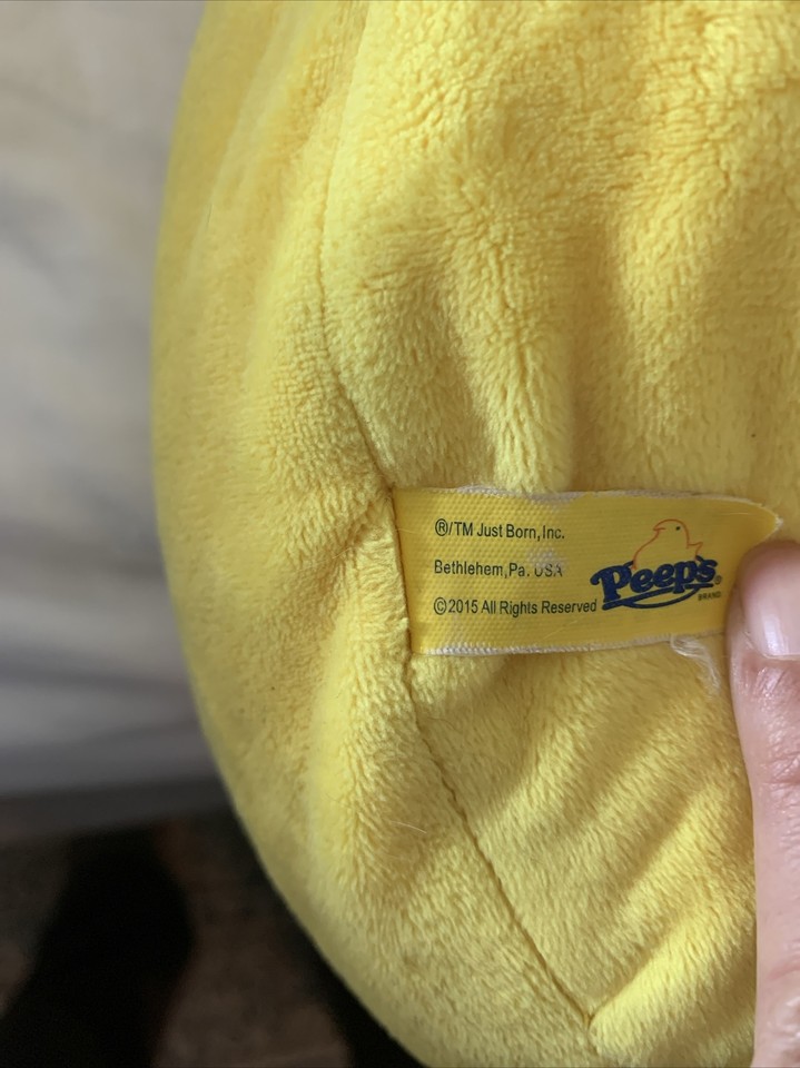 Peeps Yellow Bunny 23” Large Jumbo Giant Easter Plush Stuffed Peep | eBay