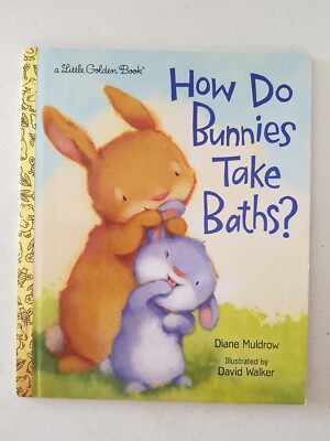 Little Golden Book - How Do Bunnies Take Baths? 2021 HC | eBay Australia