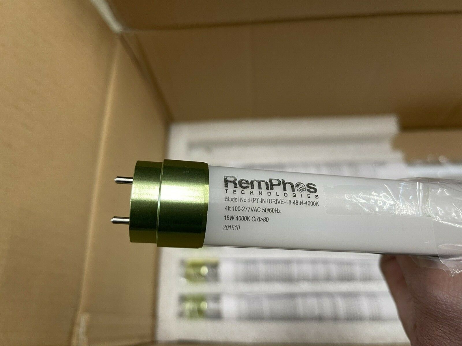 RemPhos Technologies RPT-INTDRIVE-T8-48IN-4000K T8 LED Lamp 24-Pack 48 ...