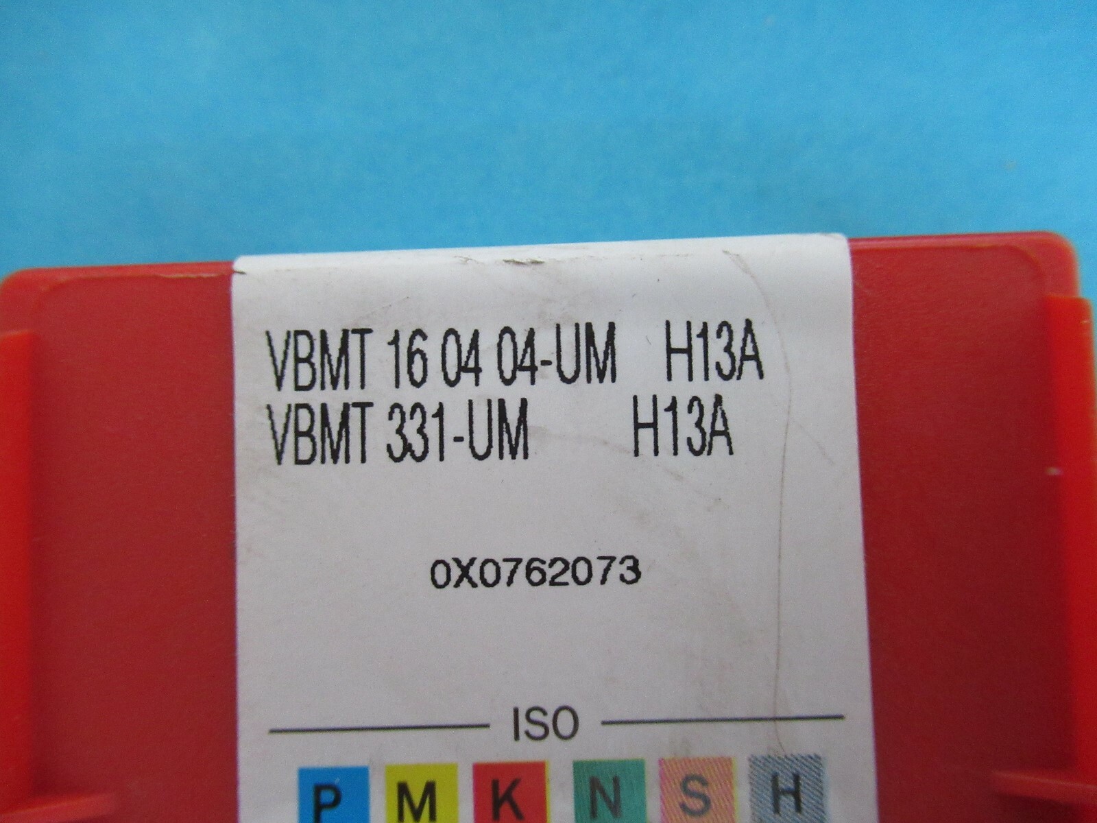 Sandvik VBMT 331 UM VBMT 16 04 04 UM Grade H13A Lot of 10 inserts B33 ...