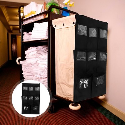 Shopping Cart Storage Bag Trash Collection Janitorial Cleaning Trolley ...