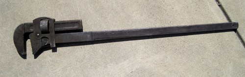 Vintage Pexto 48" Pipe Wrench Adjustable Made In USA | eBay