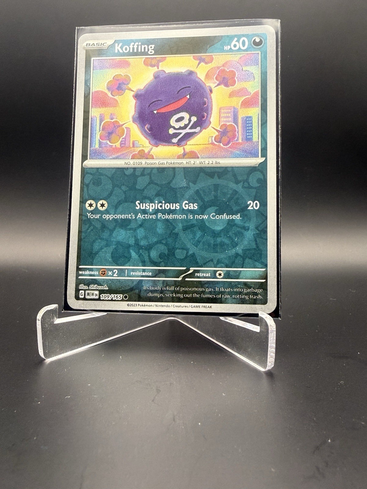 Koffing - 109/165 - Reverse Holo - ENG Pokemon 151 MEW EN - NM/M ...