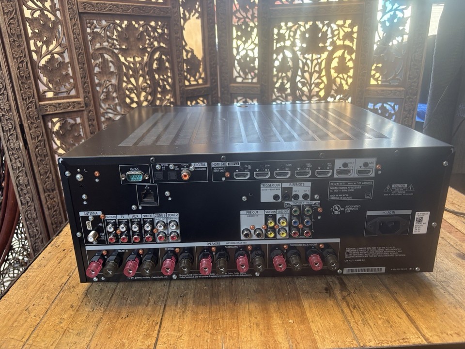 Sony STR-ZA1100ES 7.2-Channel 4K Home Theater Receiver with Dolby ATMOS ...