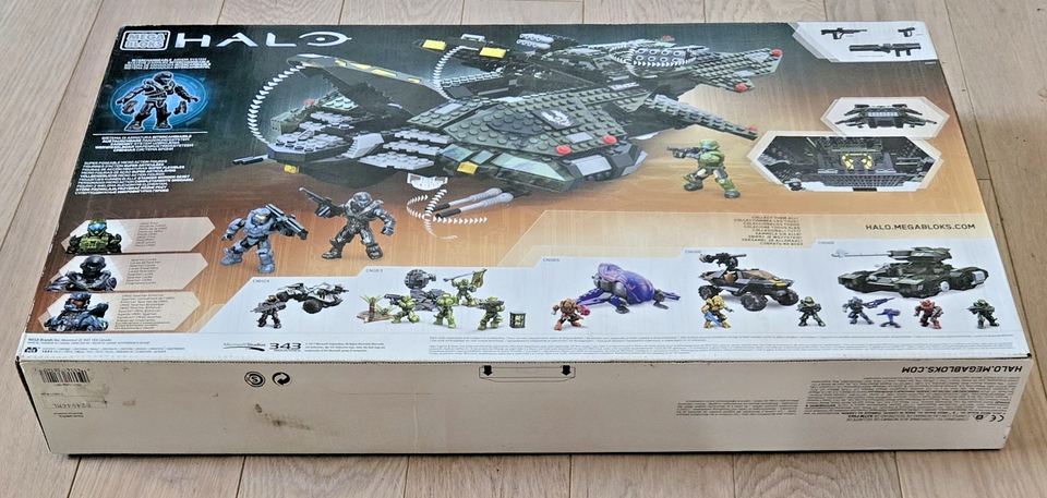 Mega Bloks Halo UNSC Vulture Gunship Building Set - 1031pcs (CNG71 ...