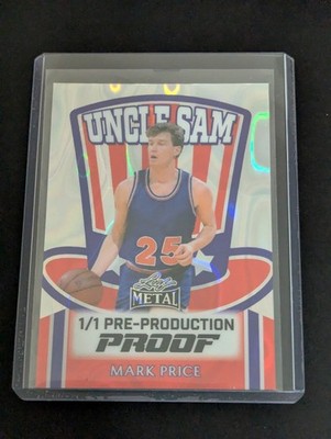 Mark Price 2025 Leaf Basketball 4th Of July 1/1 Pre Production Proof | eBay
