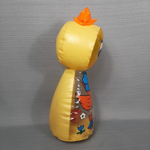 Vintage 12" Inflatable Duck Toy Weighted Wobble Baby Toy Taiwan | eBay