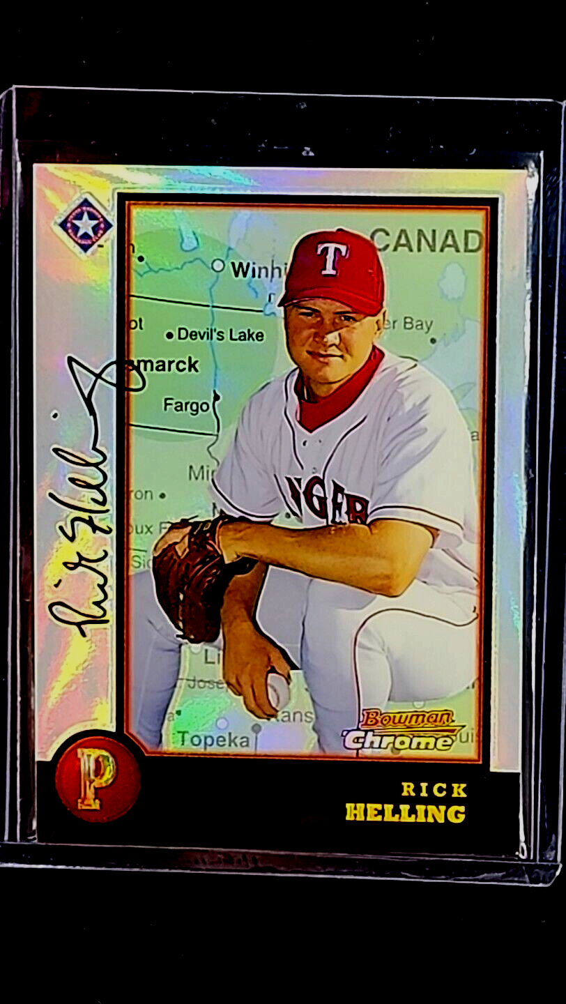1998 Bowman Chrome International Refractor #285 Rick Helling Texas ...