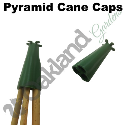 Pyramid Garden Cane Caps Rubber Protectors Toppers Eye Protection ...