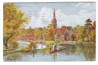A R Quinton postcard 1184. Marlow on Thames. posted 31/08/1925 | eBay UK