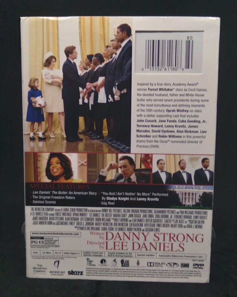 Lee Daniels’ The Butler (DVD, 2013, Widescreen) Forest Whitaker Oprah ...