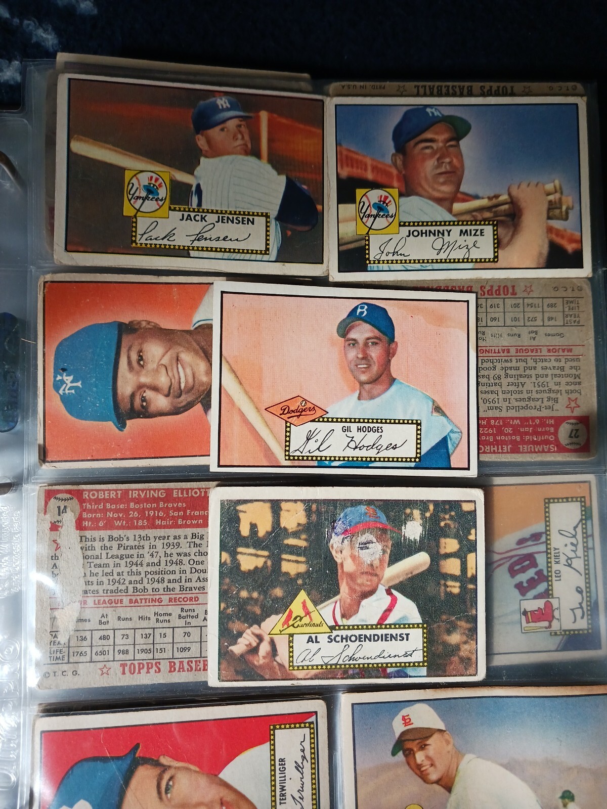 1952 TOPPS BASEBALL STARTER SET LOW # (195/310) + TONS OF MAJOR STARS ...