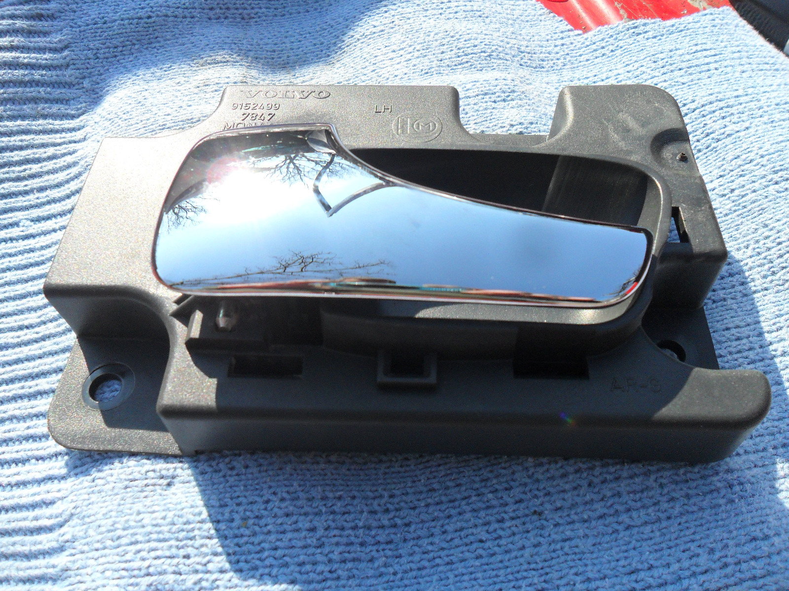 Volvo Driver Left Rear Inside Door Handle Chrome Black S70 V70 V70R 98 ...