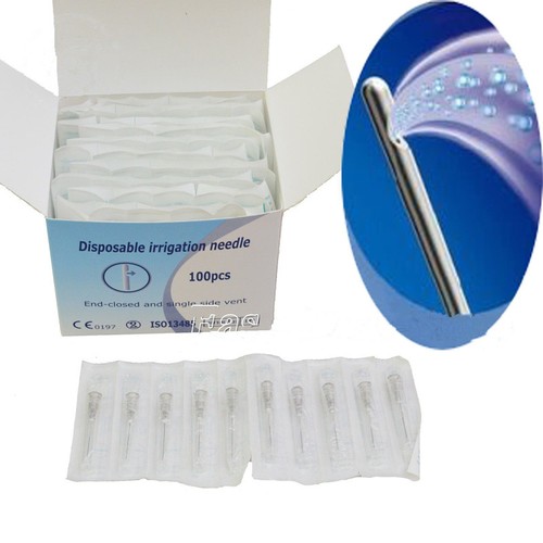 100pcs Dental Endo Irrigation needle tip end-closed side hole 27Ga ...