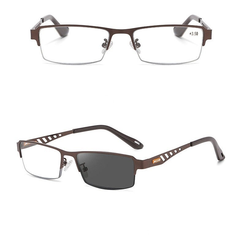 Transition Photochromic Progressive Multifocal Reading Glasses Men ...