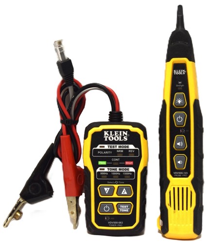 Klein Tools Wire Tracer Toner Pro VDV500-063 & Probe Pro Kit Tester ...