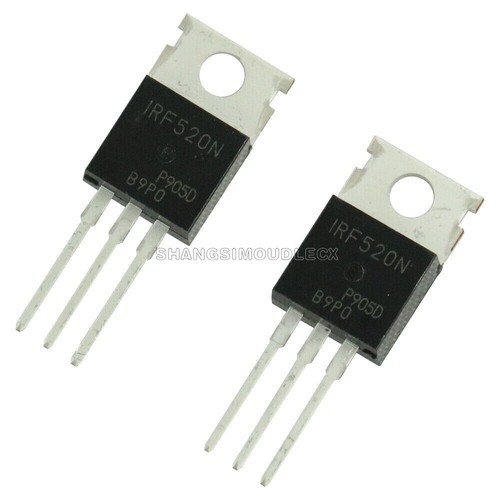 5PCS IRF520 IRF520N Power MOSFET N-Channel TO-220 | eBay