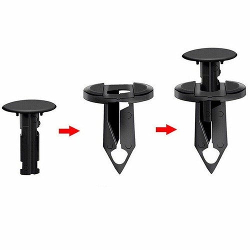 120PCS 8mm Bumper Clips Retainer Auto Car Plastic Rivets Fastener ...