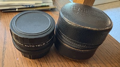 Rokunar NA 2X MC4 AUTO TELE CONVERTER 534241 LENS WITH CAP AND CASE | eBay