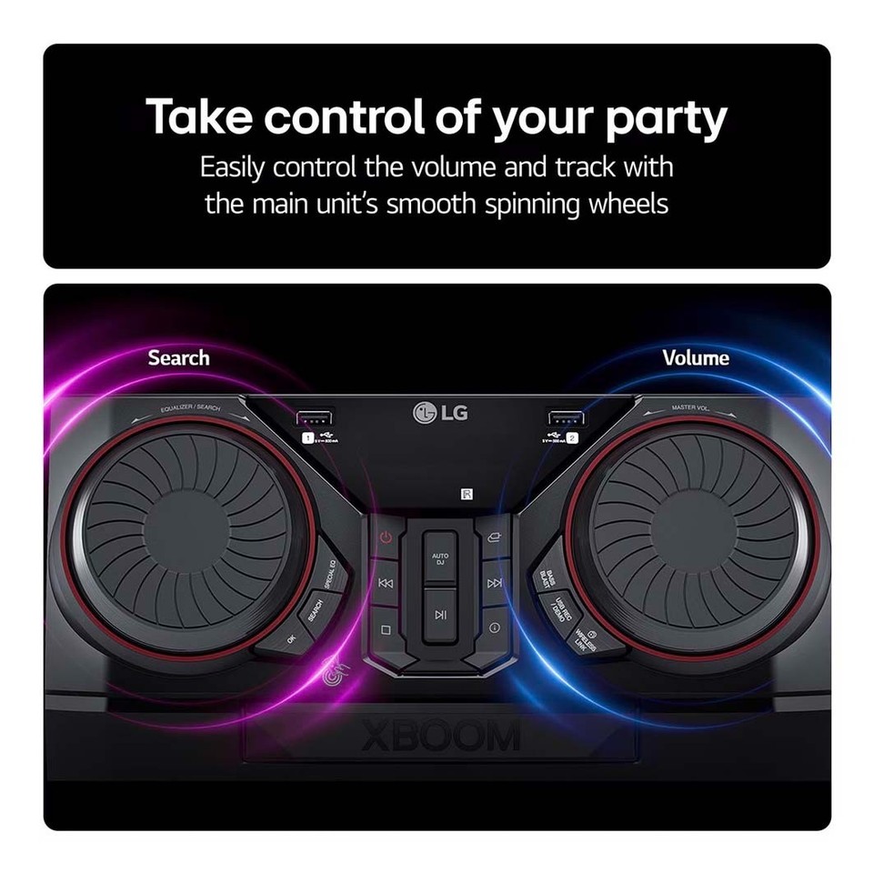 LG CK43N XBOOM Bluetooth Party Speaker System | eBay UK