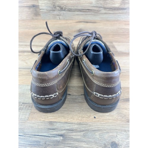Timberland Brown Leather Boat Dock Shoes Men's Size 11M | eBay