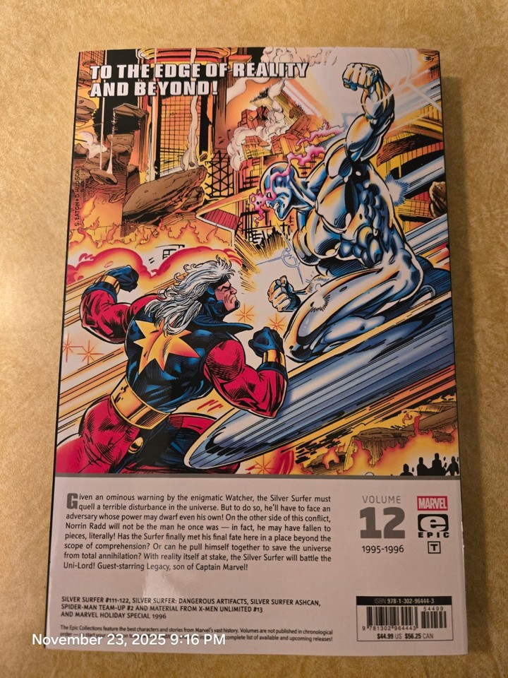 Silver Surfer Epic Collection: Into The Outer Void. Volume 12 | eBay