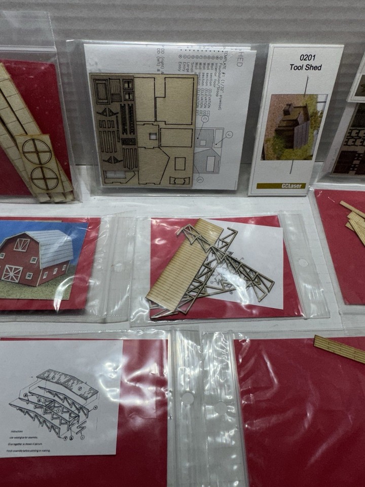 Gc Laser N Scale Building And Miscellaneous Kit Lot For Train Set ...