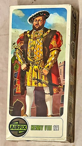 Airfix King Henry VIII #02501-4 - 1st vers mib 1/12th scale SnapnGlue ...