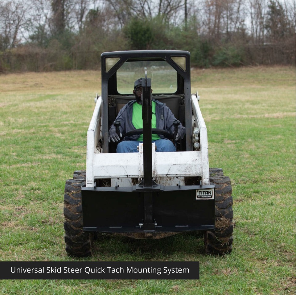 Titan 5 FT Tree Boom Attachment, Rated 3,500 LB, Skid Steer Quick Tach ...