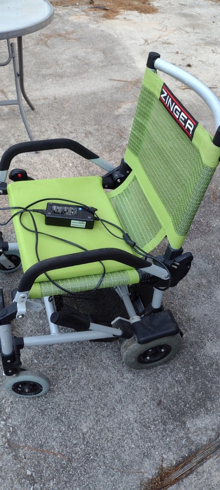 ZINGER FOLDABLE ELECTRIC WHEELCHAIR NEEDS BATTERY-ALSO UNTESTED FROM ...