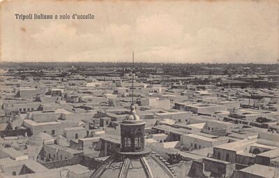 Libya - TRIPOLI - Bird's eye view | eBay