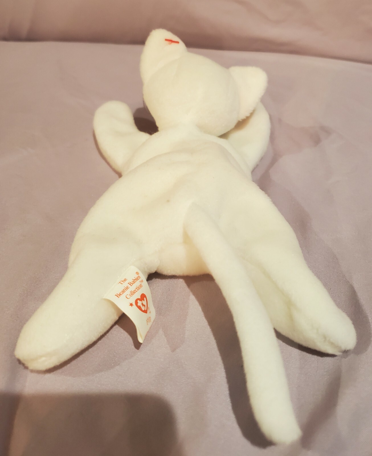RARE 1993/1995 Ty Beanie Baby FLIP the White Cat MINT Condition with ...