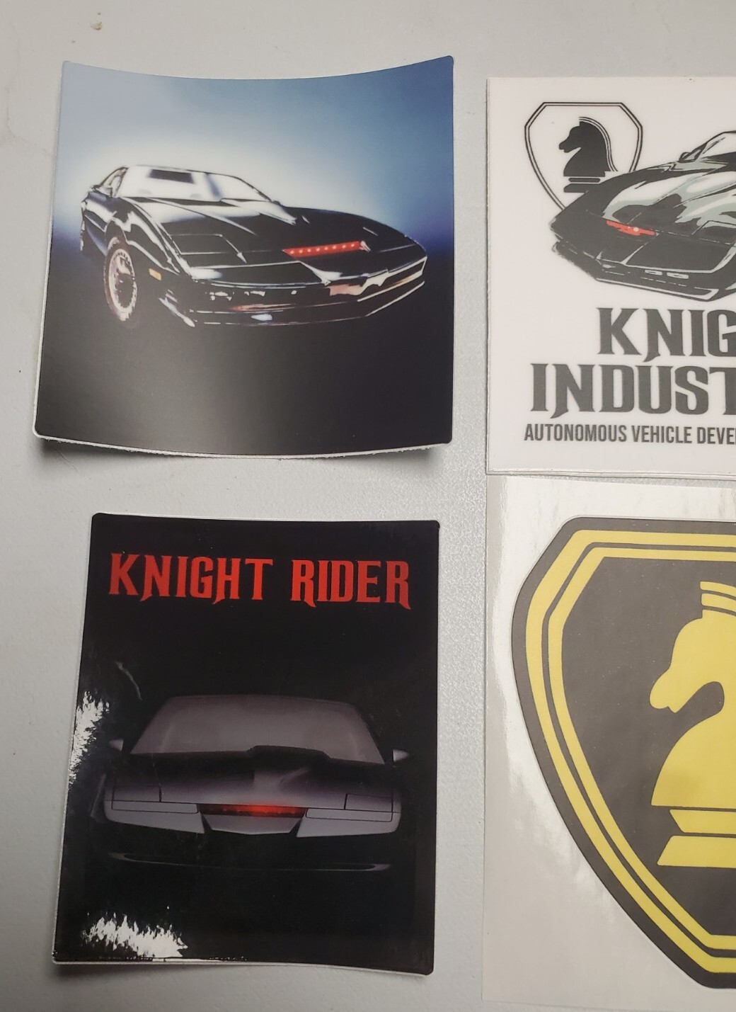 KNIGHT RIDER STICKERS VARIETY PACK (6) **WORLDWIDE 🌐 SHIPPING** | eBay