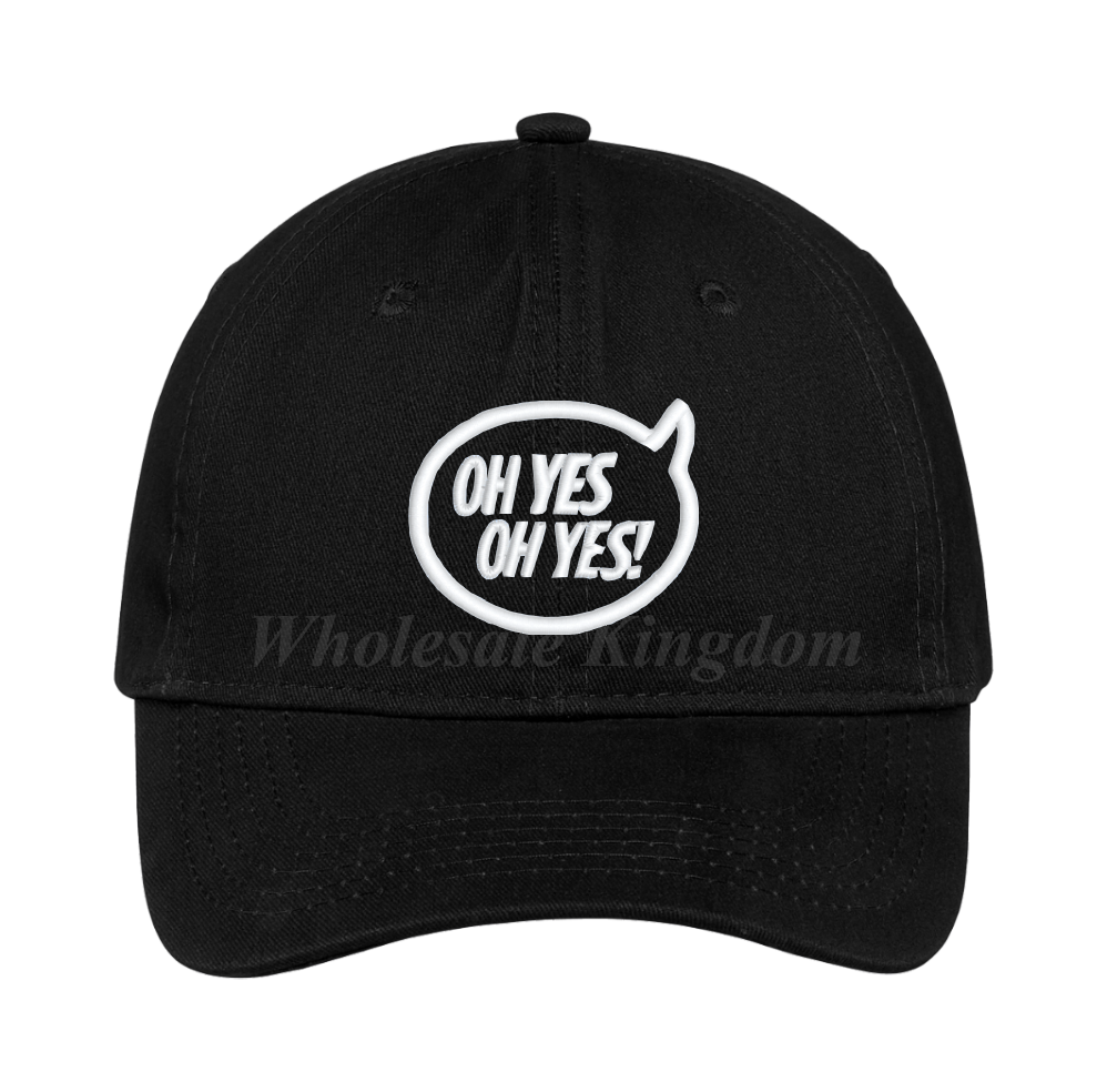 Oh Yes Oh Yes Hat House Music DJ Techno Tech House Baseball Dad Cap ...