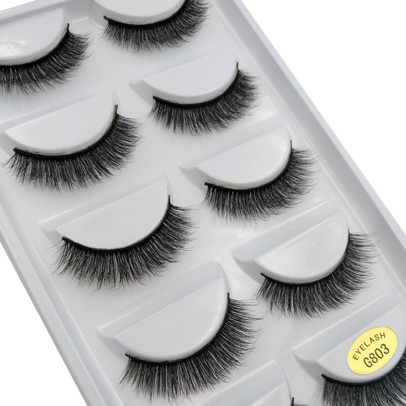 5 Pairs 15 mm Lash Sensational Mink Individual Lashes - Natural Looking ...