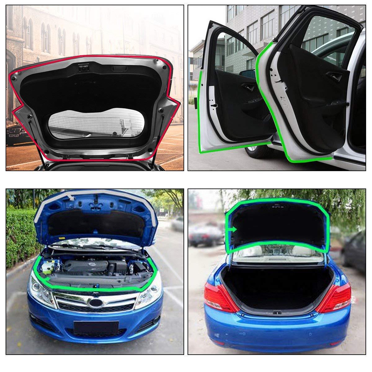 39ft Weatherstrip Small D-shape Car Door Window Edge Rubber Seal ...