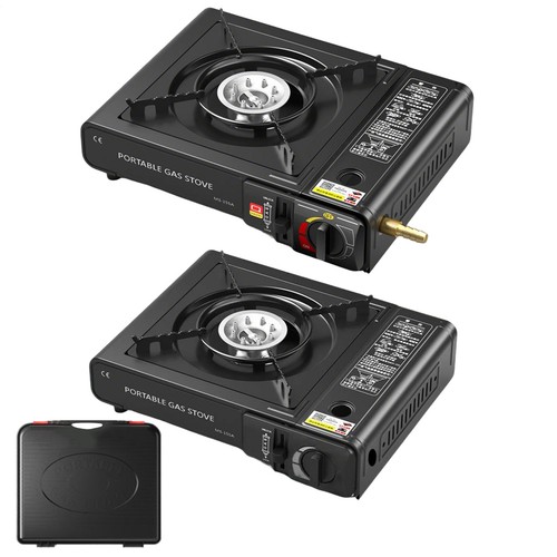 New Portable Camping Stove Gas Stove Cooker In Travel Case Single ...