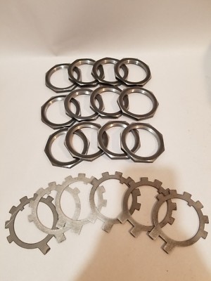 Rockwell 2.5 Ton Spindle Nut/Lock tab three axle (6 HUB) kit | eBay